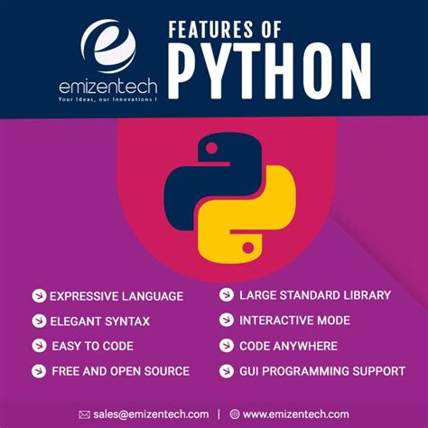 some features of python website development process expressive