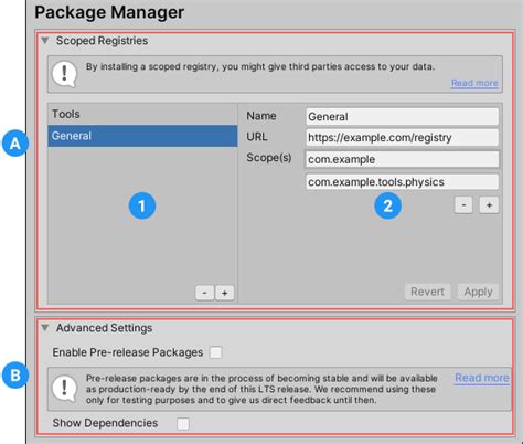 package manager unity manual