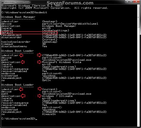 windows boot manager delete a listed operating system