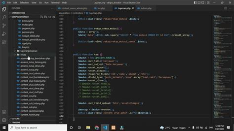 Membuat Cetak Print Laporan Dengan Php Youtube