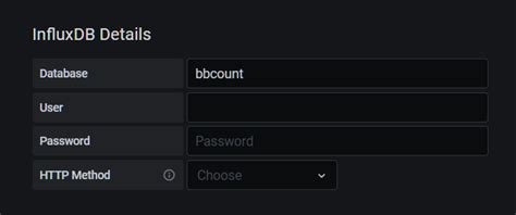 how can i send io count data to influxdb and grafana brainboxes