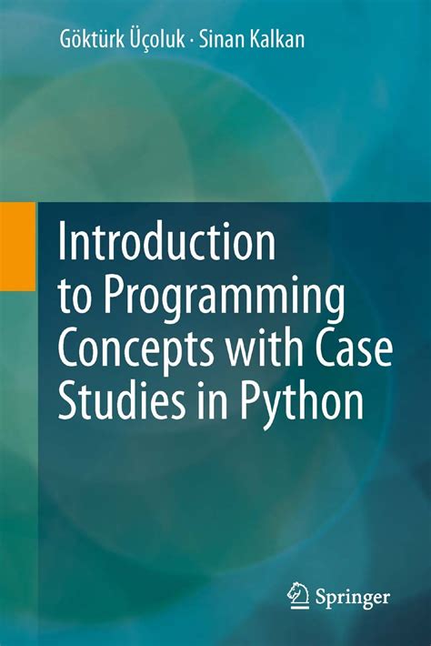 advanced guide to python programming springerlink ph