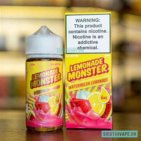 Lemonade Monster Pink Watermelon 100ml Tinh Dầu Vape Mỹ