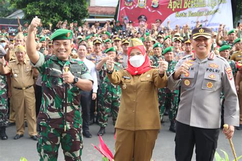 Apel Tiga Pilar Bukti Nyata Kesiapan Tni Polri Dan Pemkot Dalam