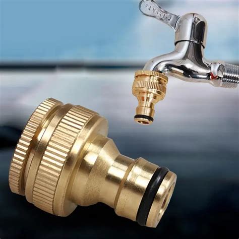 Durable 1 2 Or 3 4 Inch Brass Garden Faucet Water Hose Tap Connector