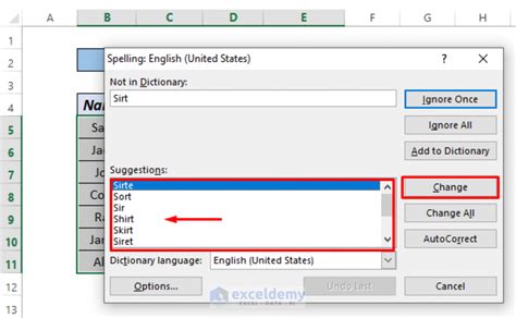 how to turn on spell check in excel 3 ways exceldemy