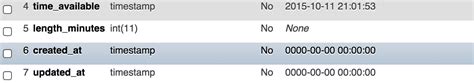 php set mysql timestamp field using faker stack overflow