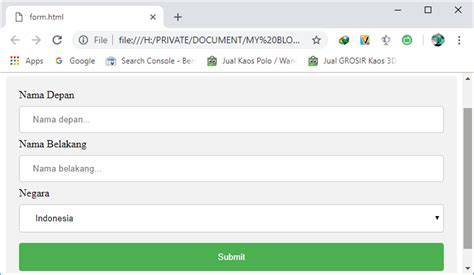 belajar css part 30 desain form dengan css king octahasan
