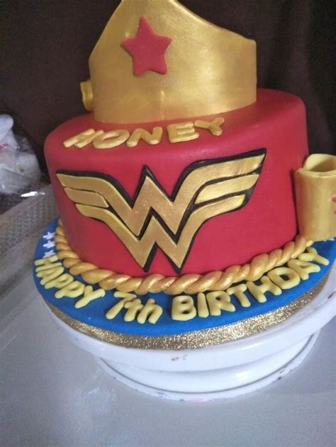 Wonder Woman Cake Wonder Woman Cake Cake Birthday Cake