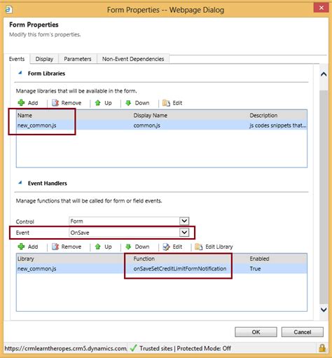 microsoft dynamics crm 2013 learn the ropes form notification in crm