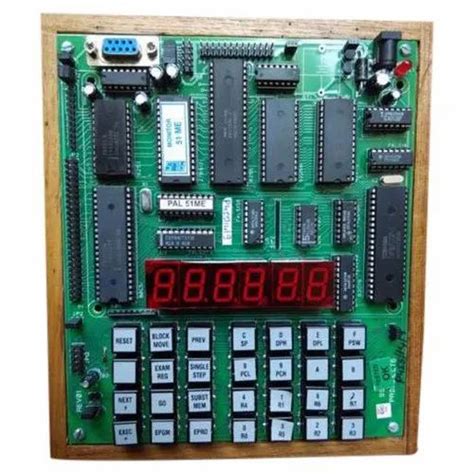 wood 8051 microcontroller training kit model lc model at rs 3500