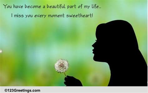 Miss You Sweetheart Free Miss You Ecards Greeting Cards 123 Greetings