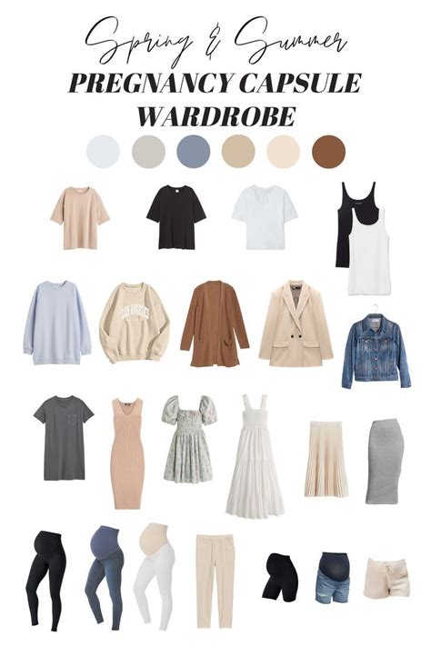 Spring And Summer Pregnancy Capsule Wardrobe – Artofit