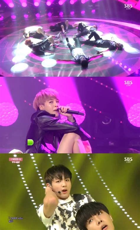인기가요 방탄소년단 청춘의 애타는 마음 노래하는 아이 니드 유 텐아시아