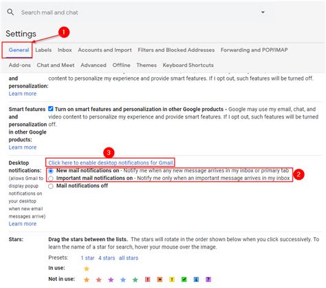 How To Enable Or Turn On Desktop Notifications For Gmail In Windows 10