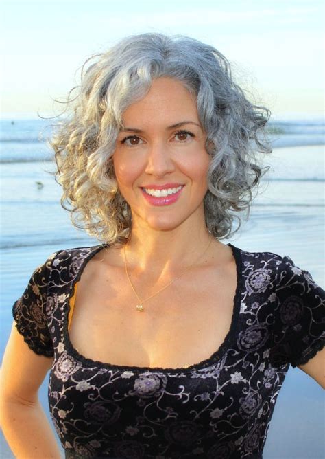 Image Result For Curly Grey Haired Women Over 50 Grey Curly Hair