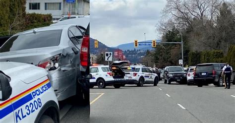 Erratic Driver Arrested In Kelowna After Leading Rcmp On Car Chase