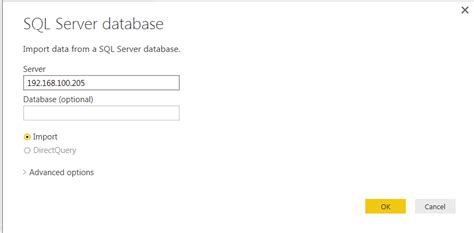 solved connecting to sql server by ip address microsoft power bi