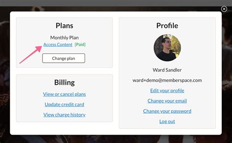 how to navigate to your plan s content memberspace help docs