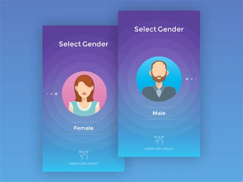 gender selection screen gender selection the selection gender