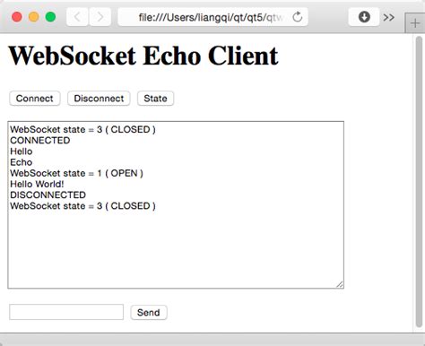 echo server example qt websockets 5 15 9