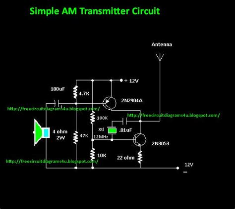 Simplest Transmitter And Receiver Circuit Diagrams