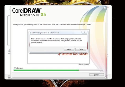 won t allow me to install x5 s extra content coreldraw graphics