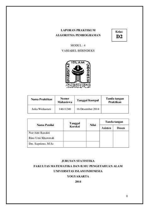 doc laporan praktikum algoritma pemrograman modul 4