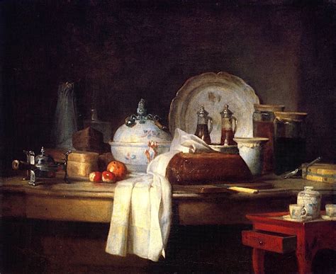 Jean Baptiste Siméon Chardin 1699 1779 La Table Doffice Dit Aussi