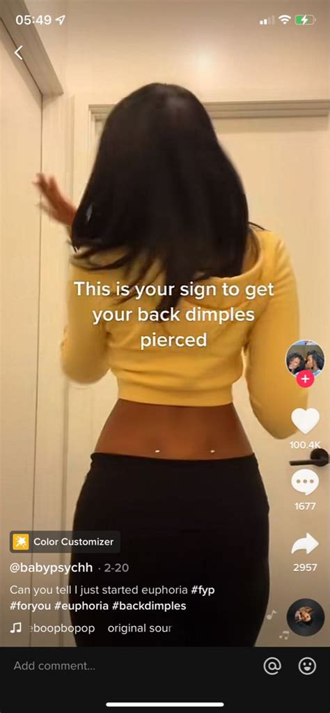 Back Dimple Piercings Body Piercings Tattoos And Piercings Surface