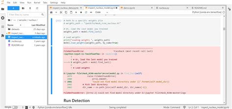 filenotfounderror [errno 2] could not find model directory under d