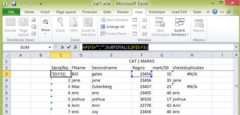 generate unique sequential numbers in excel easy steps
