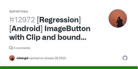 [regression] [android] imagebutton with clip and bound isvisible