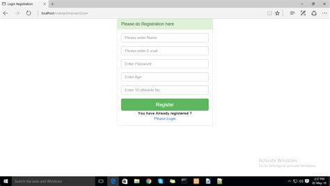 codeigniter login registration form code free download renewneeds