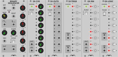 count modula binary sequencer plugins and modules vcv community