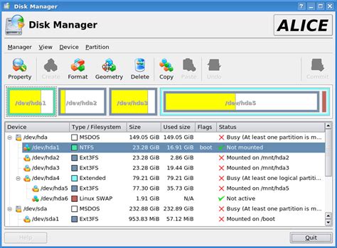 disk manager linux