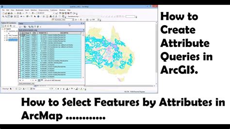 how to create attribute query in arcgis how to create an attribute in
