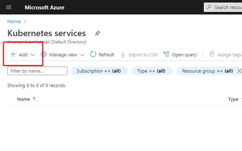 create your first azure kubernetes service cluster