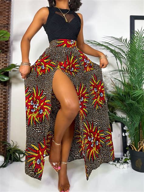 Asantewaa Burgundy Backless Dress Stretchy Chimzi