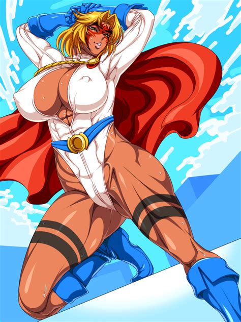 Power Girl Power Lady Dc Comics Lilith Soft Taimanin Series