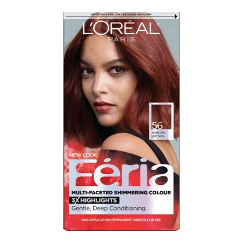 Loreal Paris Feria Multi Faceted Shimmering 56 Brilliant Bordeaux
