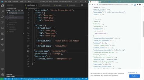 section 2 7 background script and service workers react and typescript