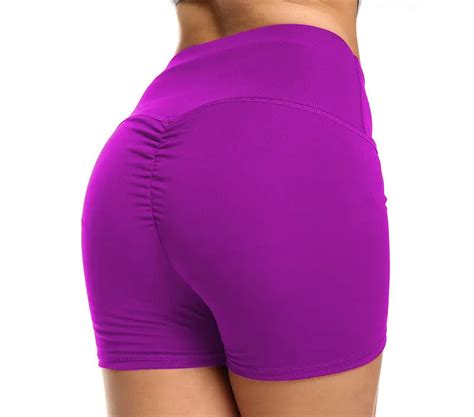 Women Scrunch Booty Shorts Gym Yoga Shorts Sports Fitness Stretch High