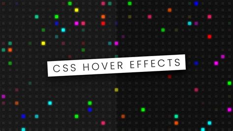 css hover effects just for fun youtube