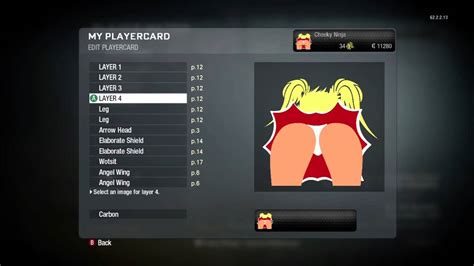 Sexy Player Card Girl Emblem Tutorials Call Of Duty Black Ops