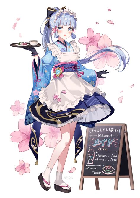 Safebooru 1girl D Absurdres Alternate Costume Apron Bangs Black Bow