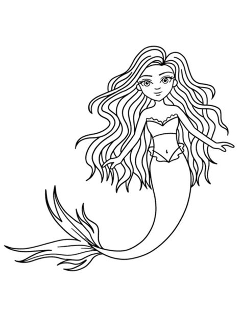 Ariel Coloring Pages Free Printable Pdf