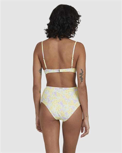 Billabong Tempest Reese Underwire Bikini Top Lemon Lime Surfstitch