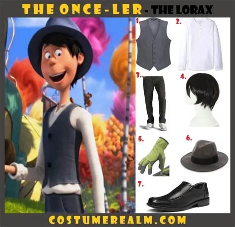 The Once Ler Costume The Lorax In 2023 The Lorax Costumes Mens