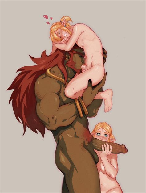 Link Princess Zelda Ganondorf And Rehydrated Ganondorf The Legend